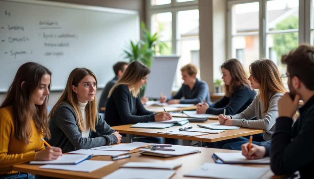 Les différentes structures d'un exemple d'une rédaction en français